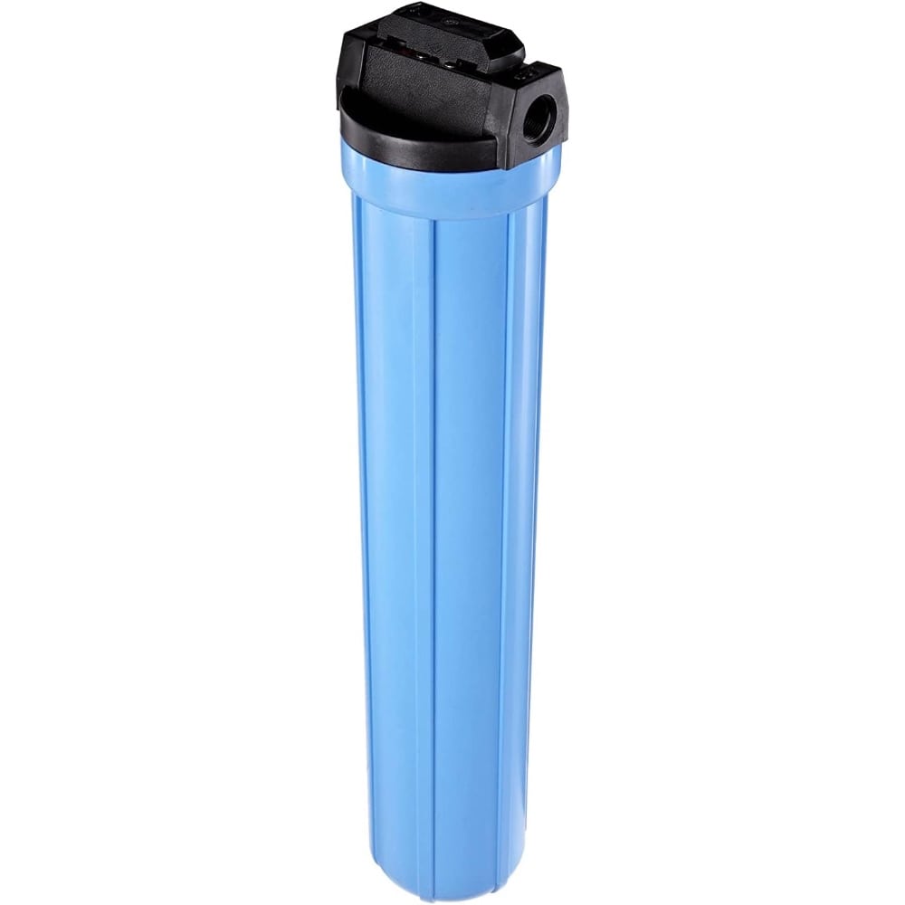 Standard Water Filter Housing Kit 20" Blue Valve-In-Head